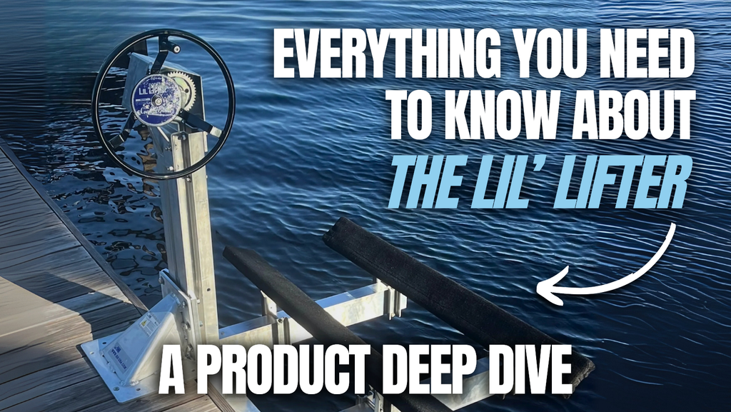 The Lil Lifter: A Manual Dock Mount Jet Ski Lift – RJS Boat Lifts
