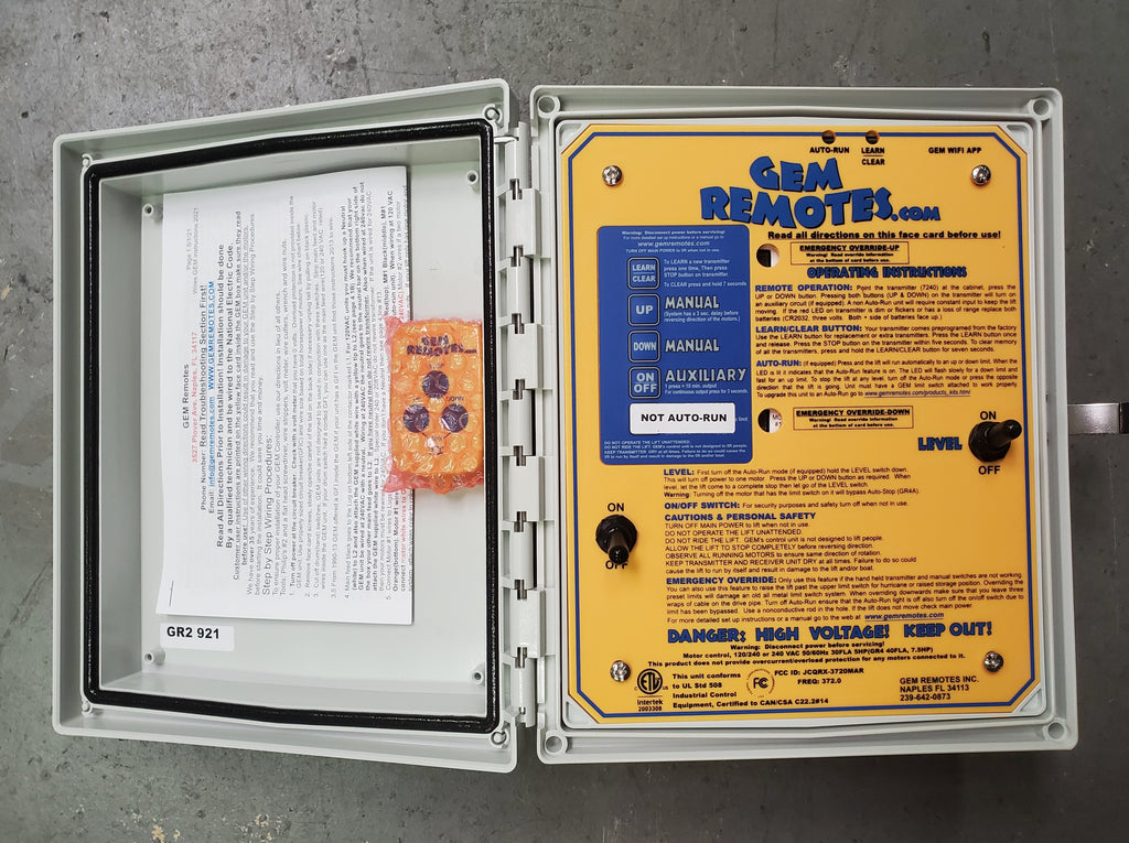 Gem Remote System (GR2) – RJS Boat Lifts